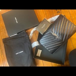 Yves Saint Laurent | Bags | Authentic Brand New Ysl Wallet On A Chain ...